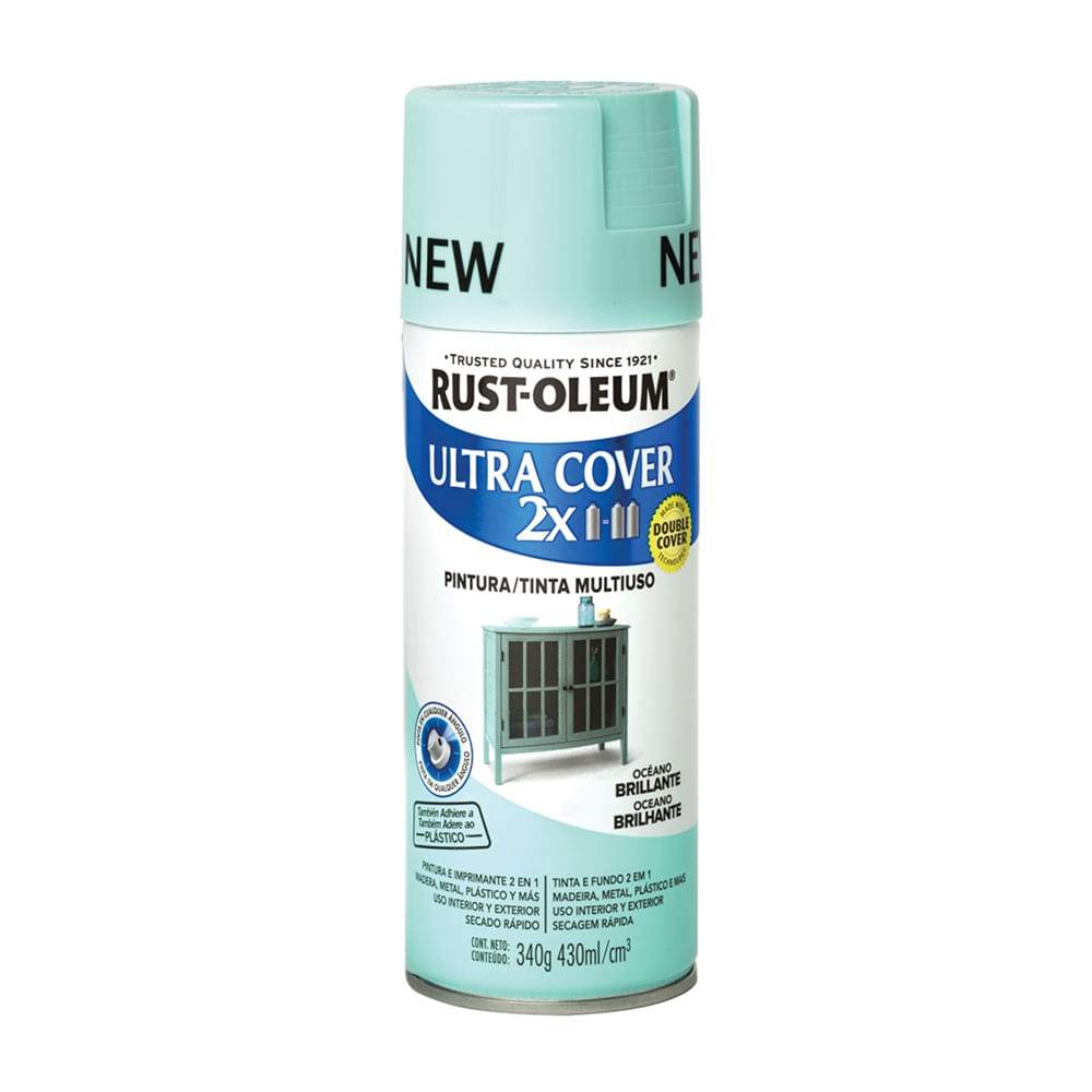 RUST OLEUM ULTRA COVER 2X BRILL OCEANO 340G (201017) - Multitop