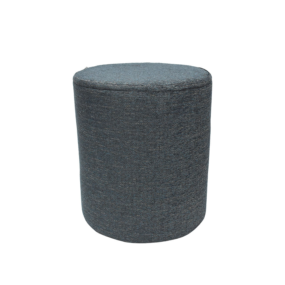PUFF BANCO REDONDO DUSTY AZUL - Multitop