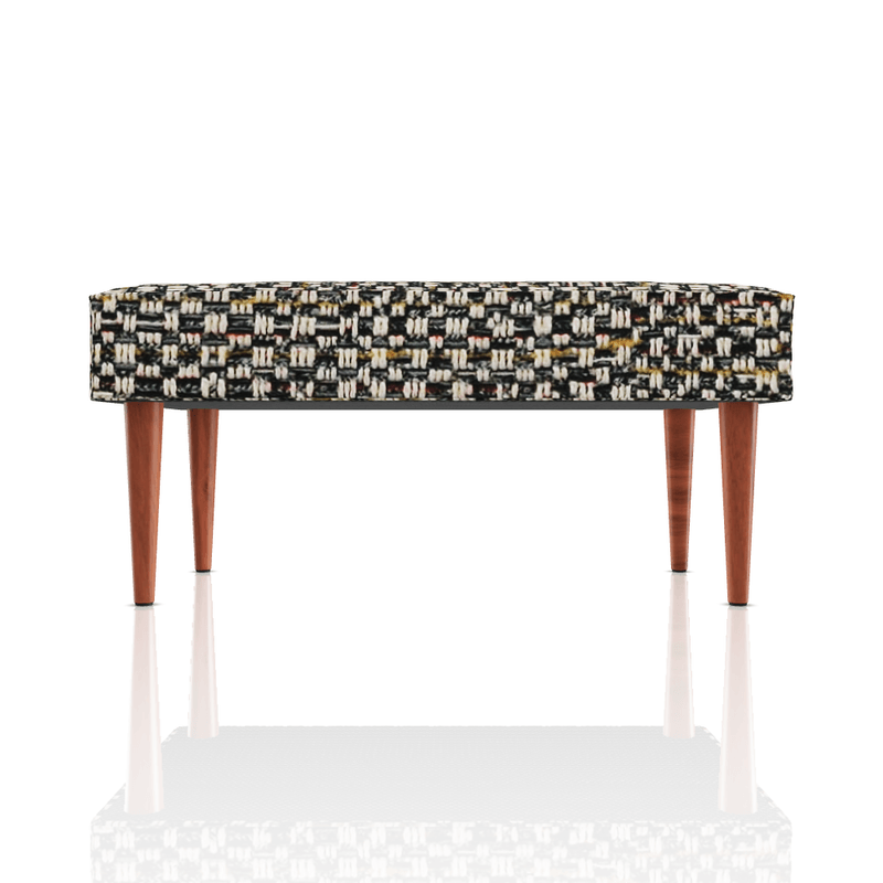 BANQUETA MILTON TELA BONE GRIS | Multitop - Multitop
