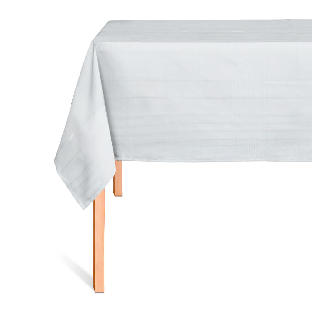 CUBREMESA TRANSP PVC KATE BLANCO - Multitop