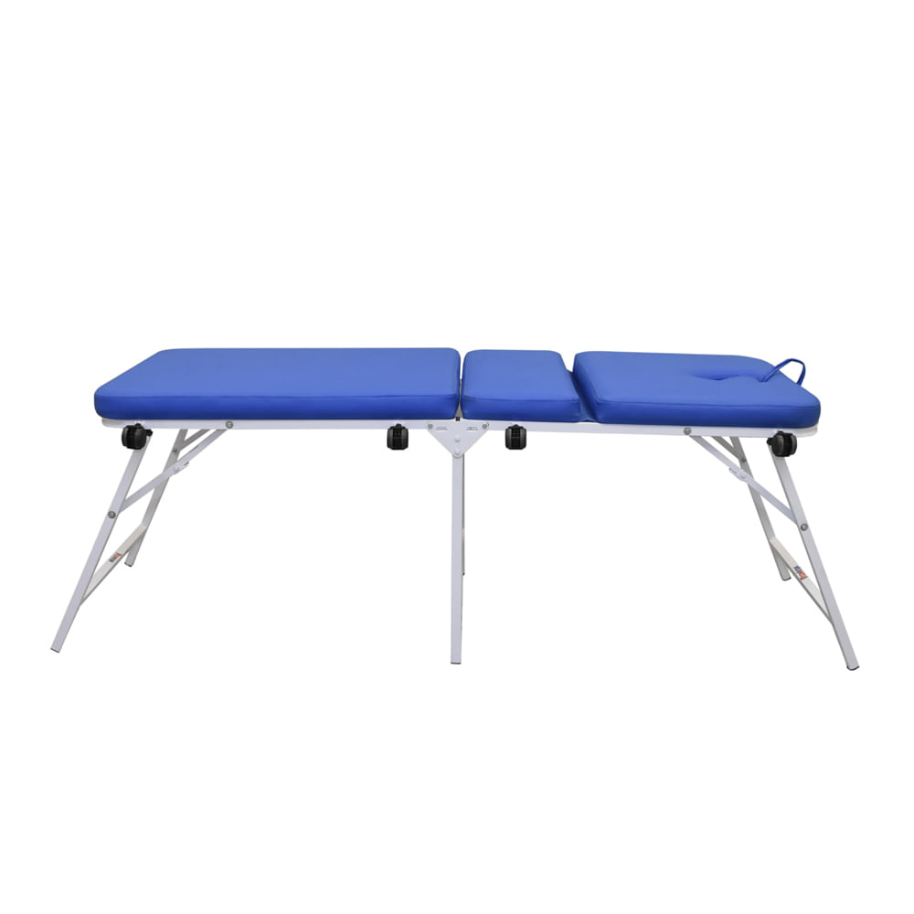 CAMILLA P/ MASAJE C/ CAB REGULABLE TIPO MALETA TEC-075 AZUL - Multitop