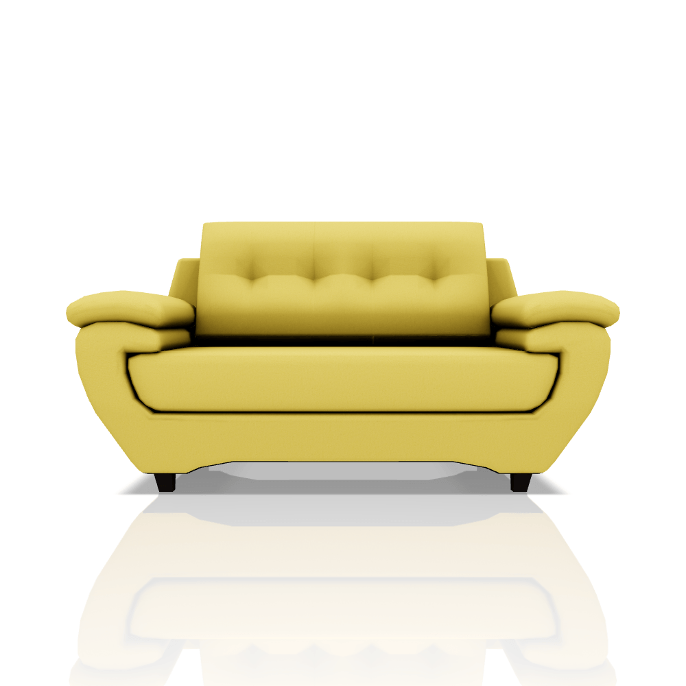 SOFA EMILIO TELA VELVET STAR 2C AMARILLO - Multitop