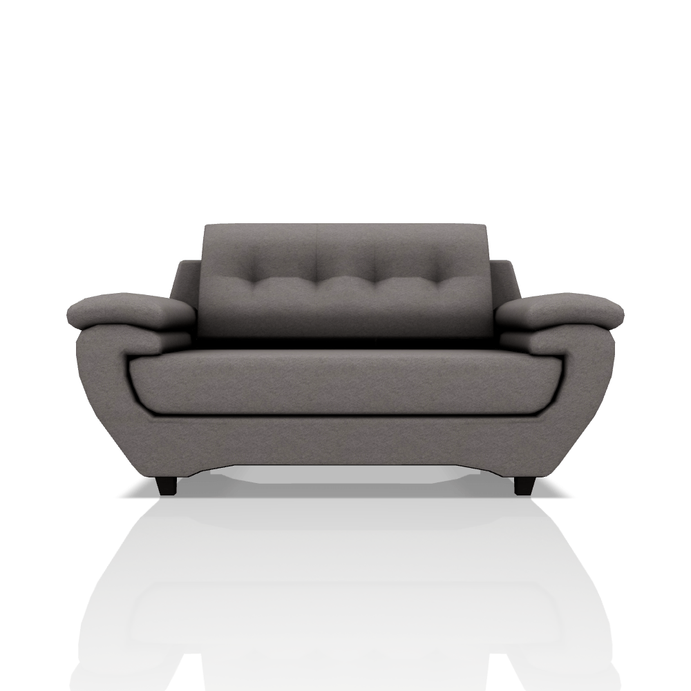 SOFA EMILIO TELA VELVET STAR 2C GRIS RATON - Multitop