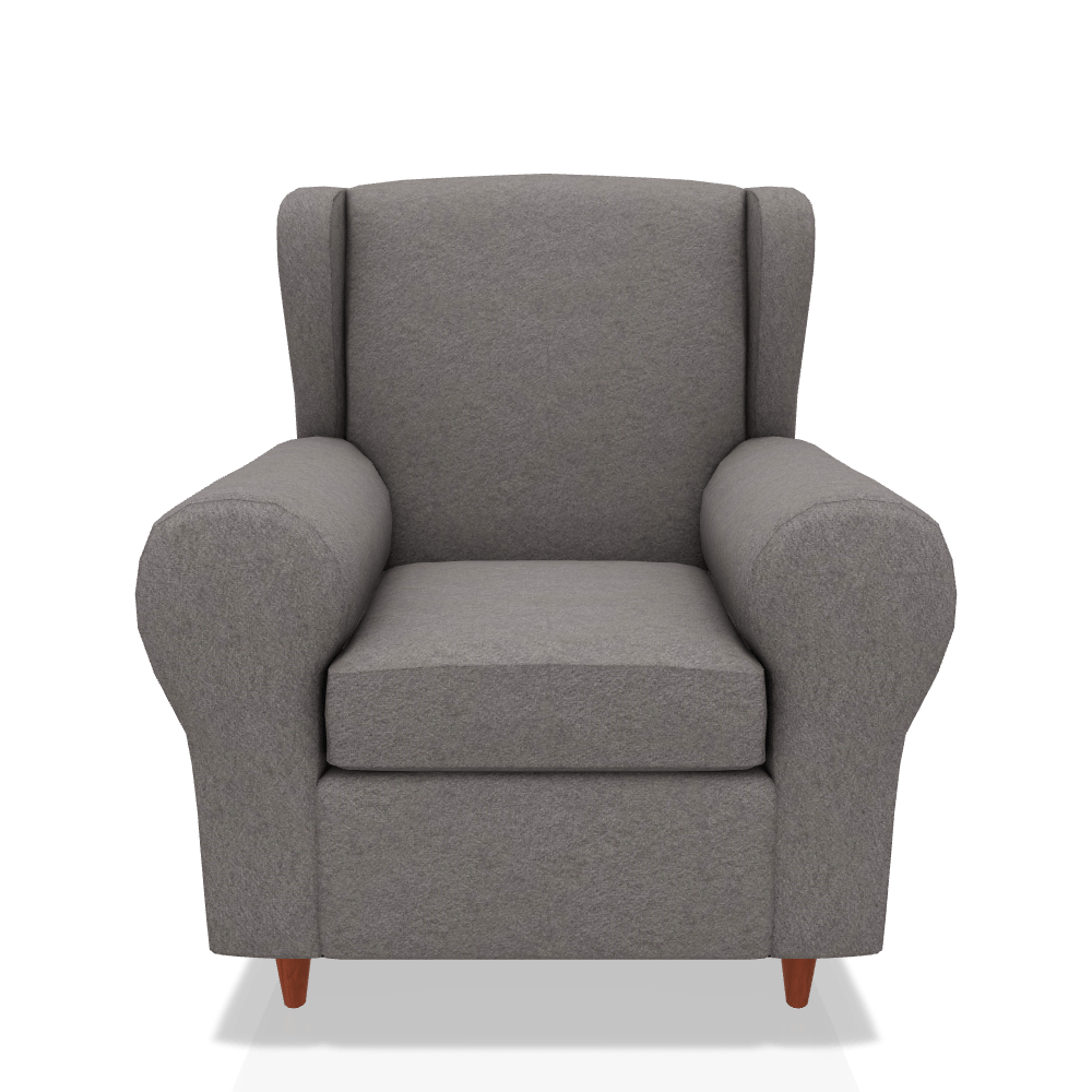 BUTACA ALBA TELA VELVET STAR GRIS RATON - Multitop