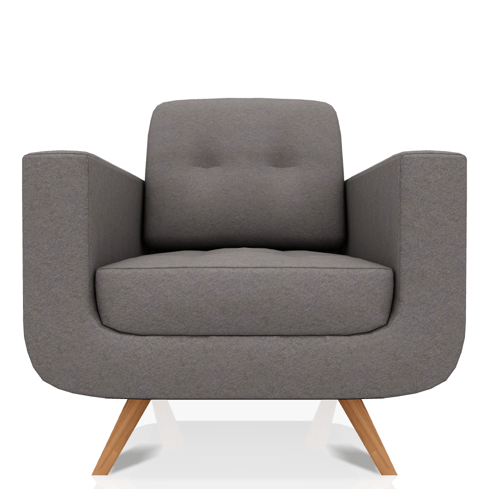 SOFA SCOTTY TELA VELVET STAR 1C GRIS RATON - Multitop