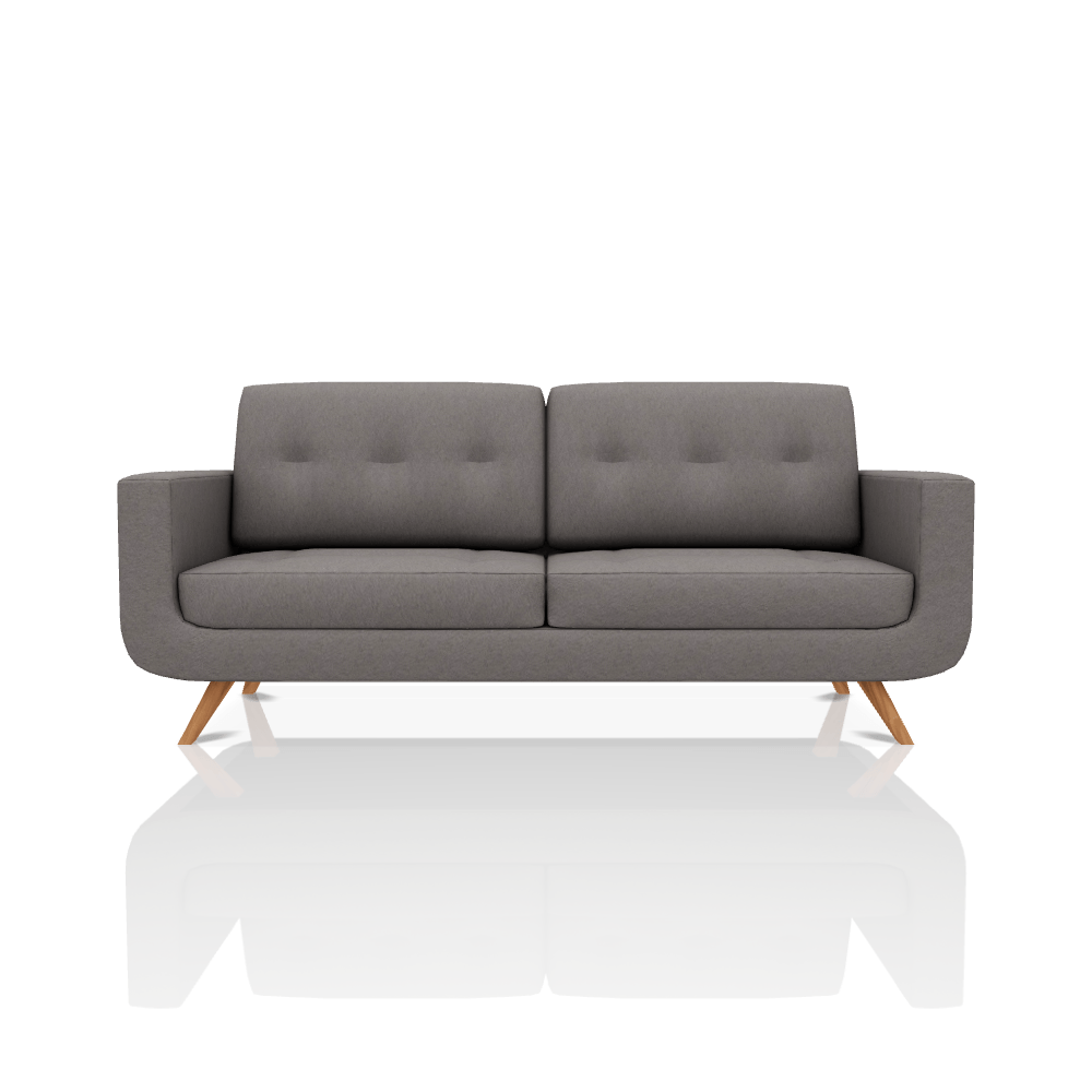 SOFA SCOTTY TELA VELVET STAR 3C GRIS RATON - Multitop