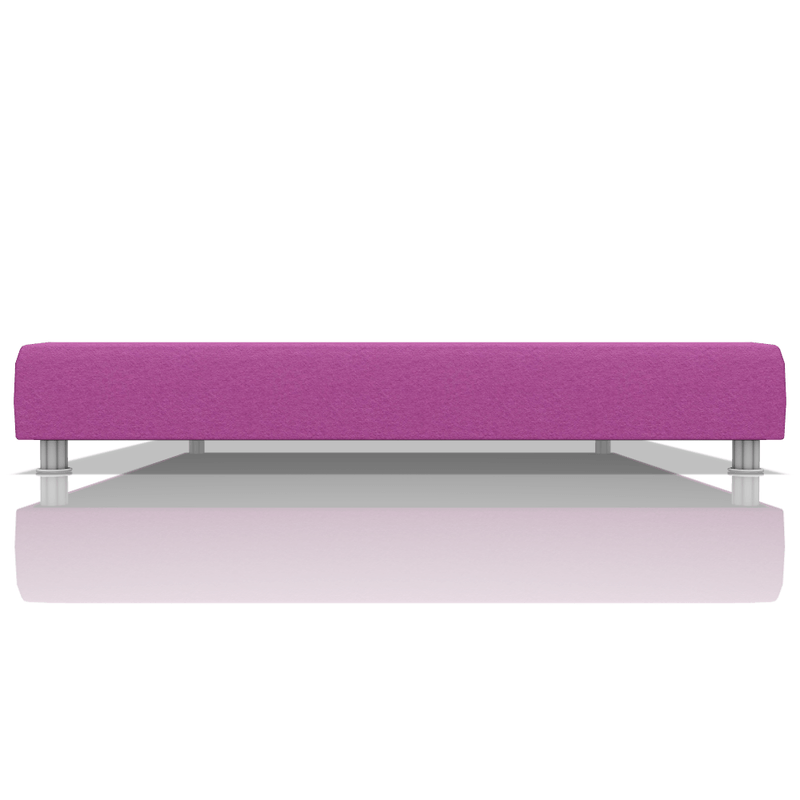 TARIMA BOX OMAR TELA VELVET STAR KING MORADO - Multitop