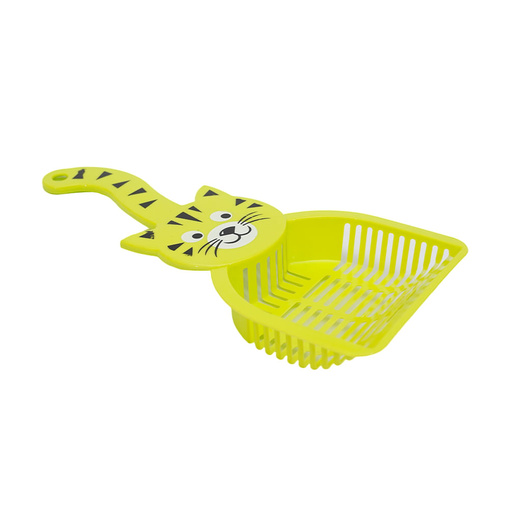 PALA ARENERA P/GATO DE PLASTICO AMARILLO (PAL-01) - Multitop