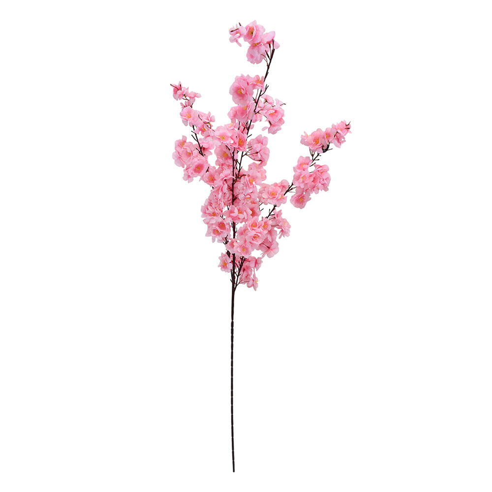 FLOR ARTIFICIAL HOJAS DE DURAZNO 125 CM ROSADO I - Multitop