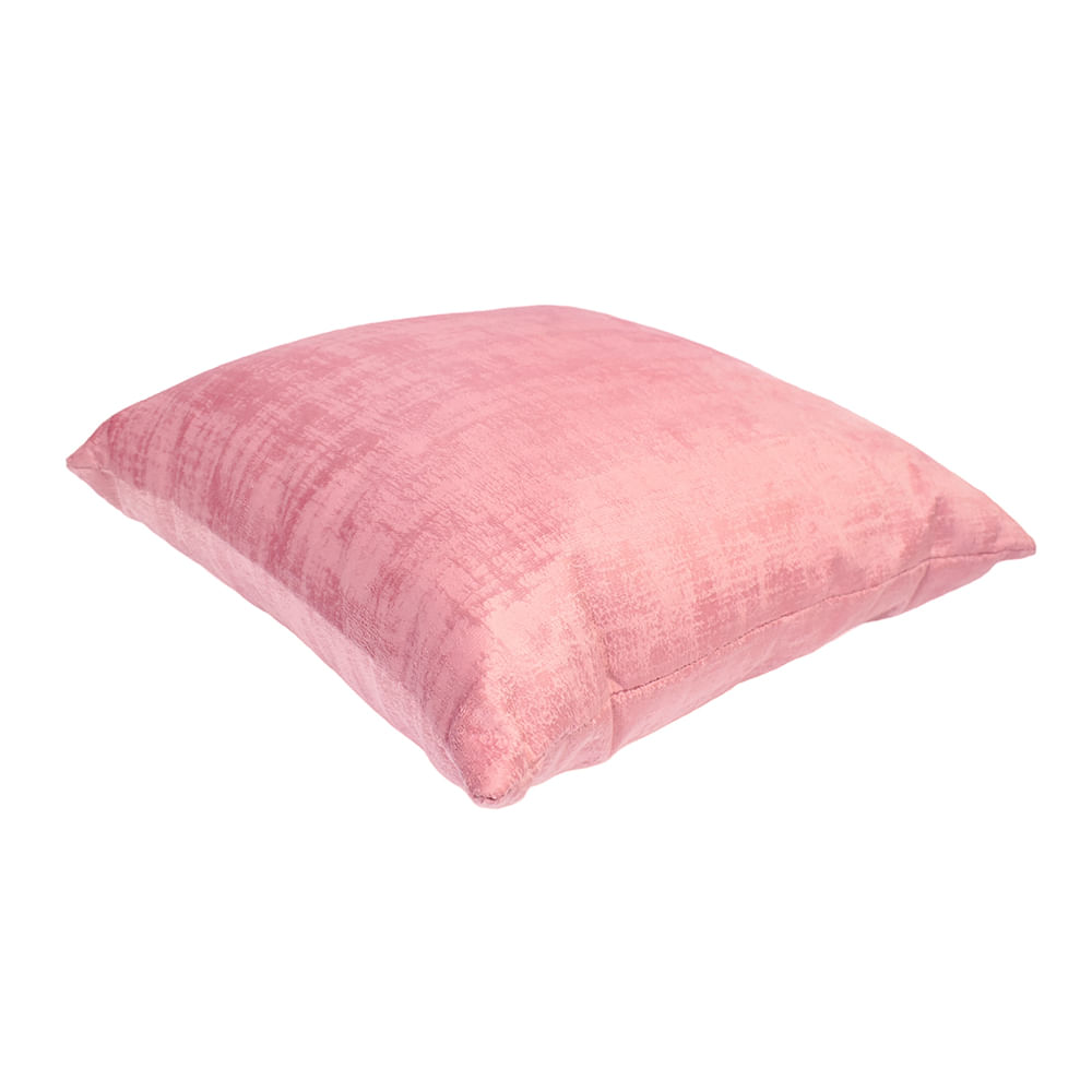 COJIN DECORATIVO DAHLIA 45X45 CM PALO ROSA - Multitop