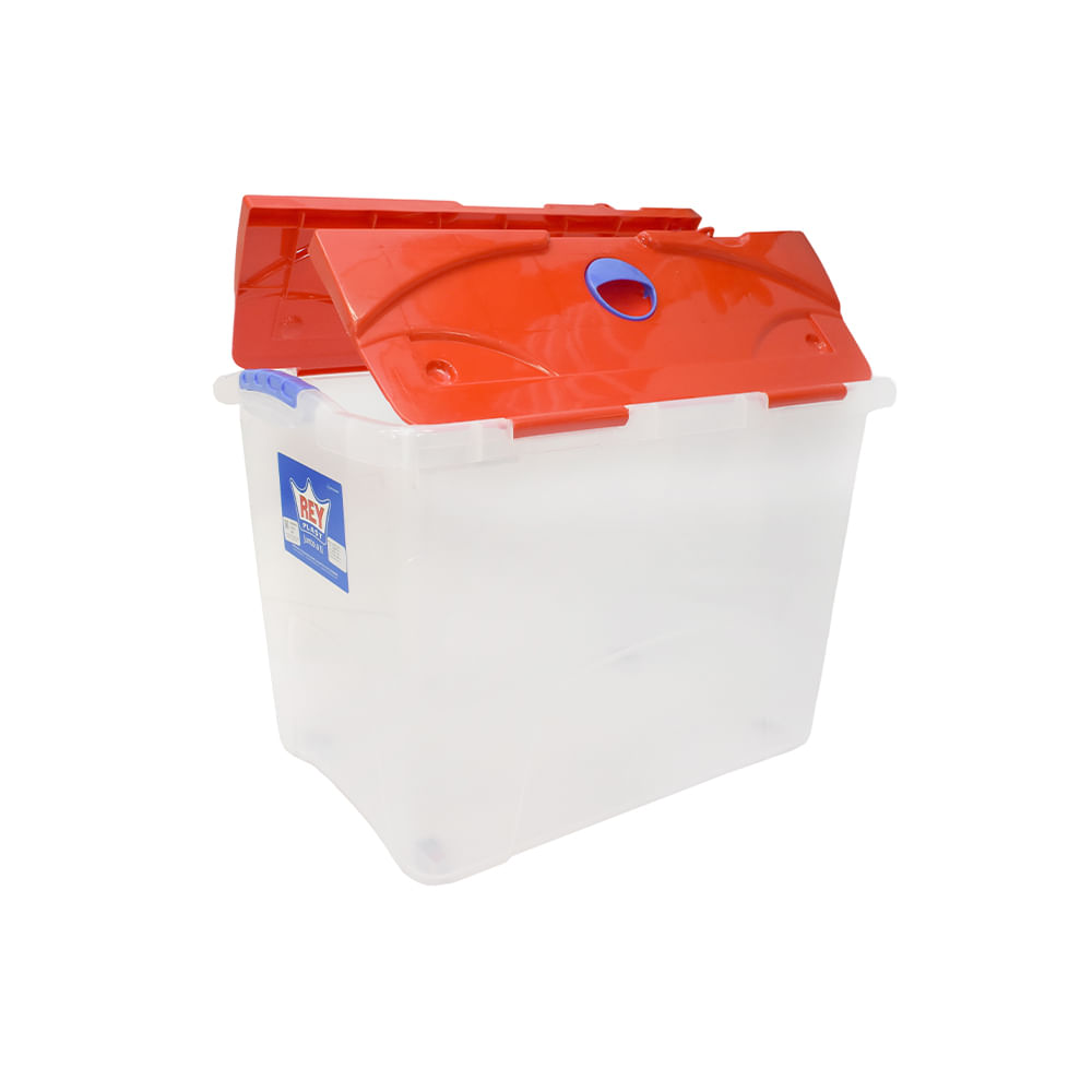 REYPLAST BAUL MOVIL LOCK # 70 50.7 LT ROJO C/AZUL - Multitop